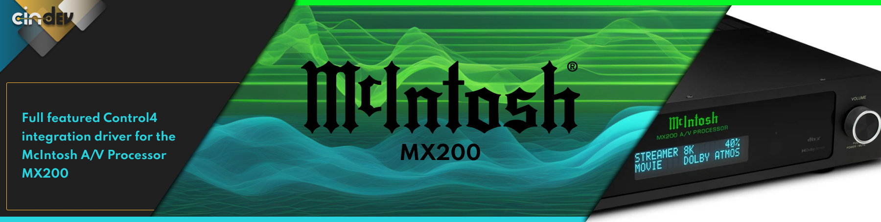 McIntosh MX200 Control4 Driver